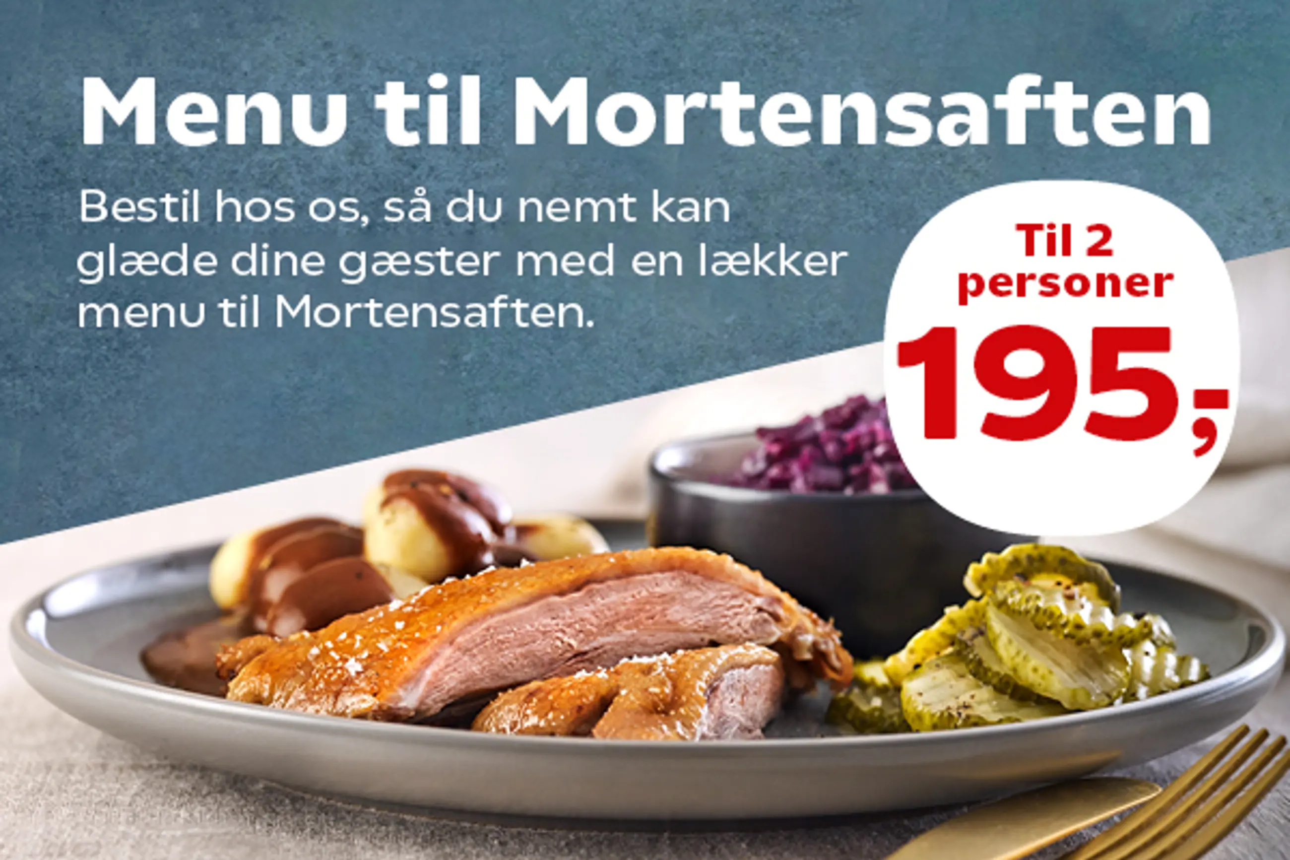 Mortensaften menu 2025 - Bestil i din lokale Kvickly